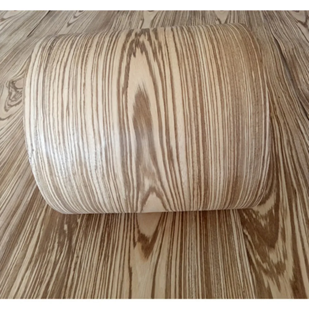 2x-Natural-Genuine-Zebra-Wood-Veneer-Furniture-Veneer-about-15cm-x-2-5m ...
