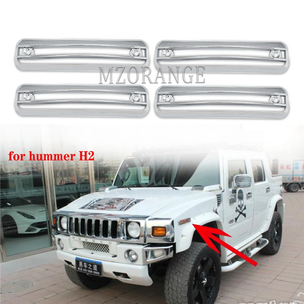 Side Marker Light Trim Guard Trim Protector For Hummer H2 Suv Sut 2003 ...
