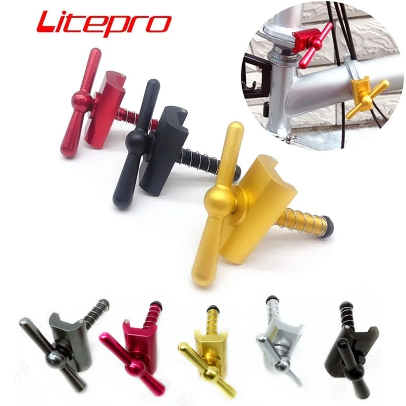 Litepro-Bicycle-Frame-Hinge-Clamp-For-Brompton-Folding-Bike-Stem-Frame ...