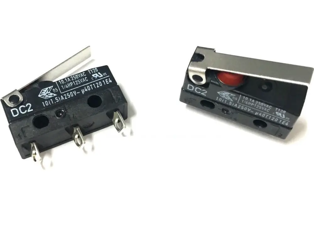 2pcs DC2 micro switch with pole waterproof for car door lock normally ...