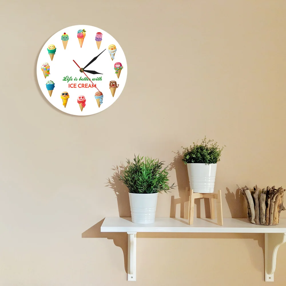 Ice Cream Time Clocks