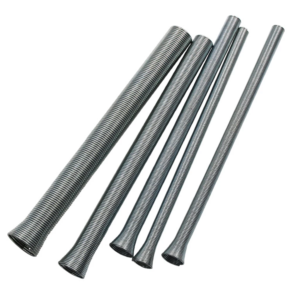 5pcs/set Manual PVC Wire Spring Pipe Bender Curve Springs Tube Bending ...