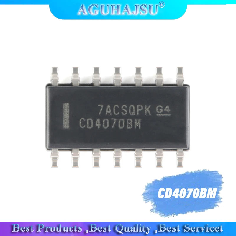 10 unids/lote CD4070 CD4070BM SOP 14 puerta/inversor IC nuevo original ...