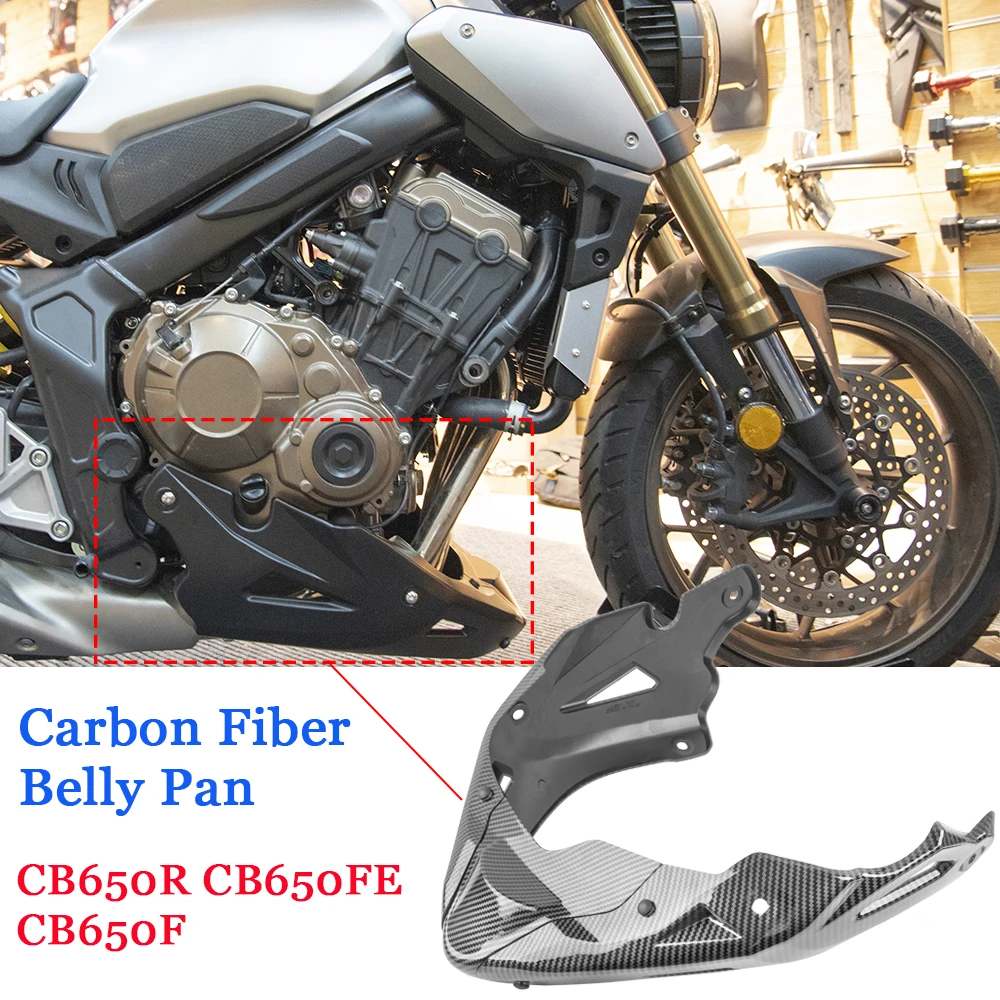 Carbon-Fiber-Engine-Cover-Protector-Guard-Cowl-Lower-Fairing-Panel ...