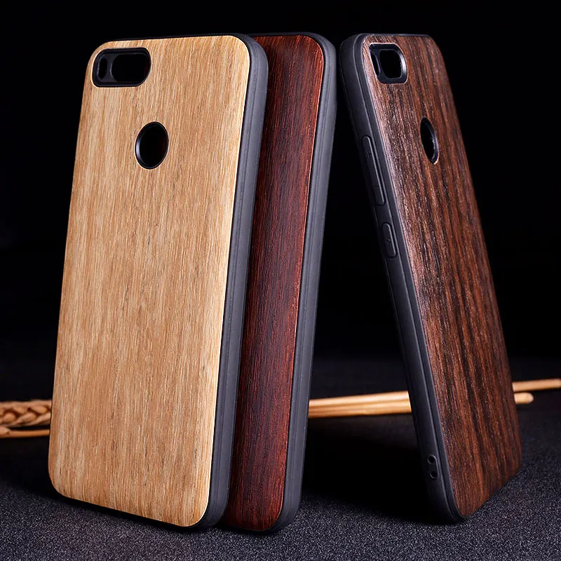 Simulation Wood Grain Case For Xiaomi Mi A1 Mi5x With Pastoral Design ...