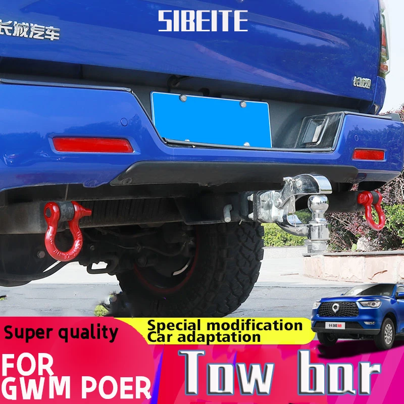 Great-Wall-GWM-POER-Tow-bar-Trailer-bar-refitting-trailer-hook-hitch ...