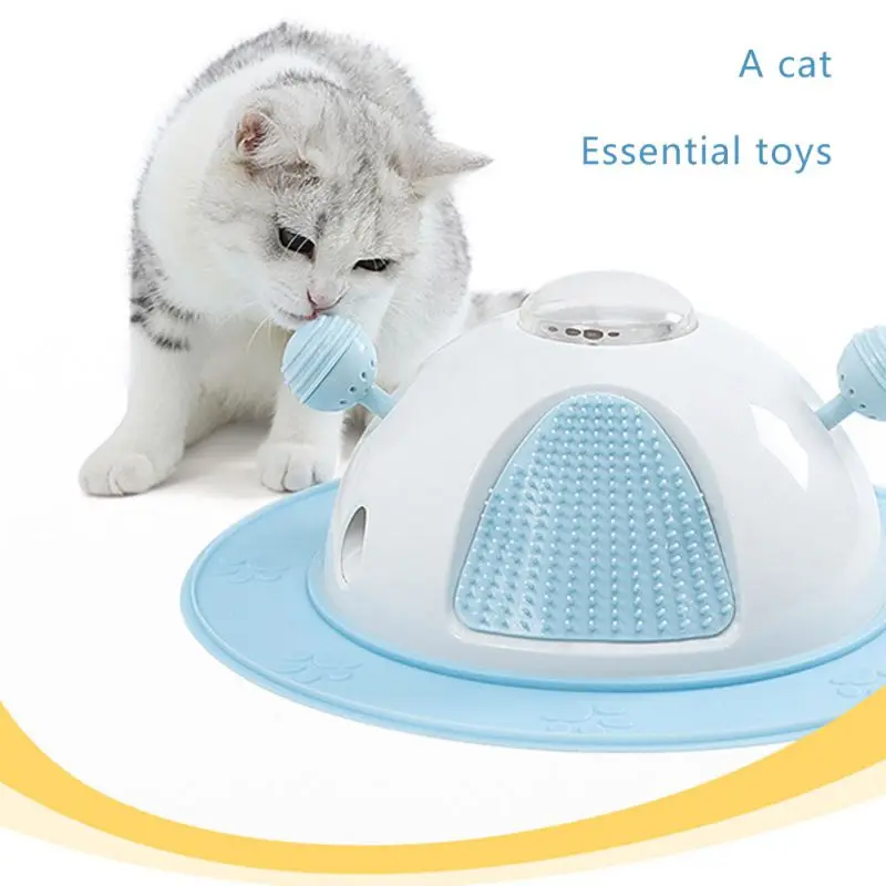 Cat Non Slip Leaking Food Toy Interactive Funny Kitty Toys Food ...