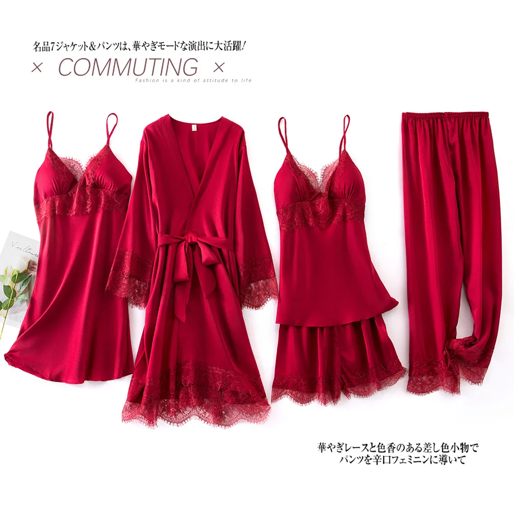 Conjunto de pijama íntimo para mujer, ropa de dormir Sexy, para ...