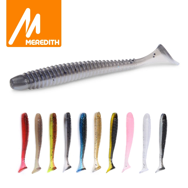 Meredith 55mm/0.85g 20pcs/lot Swing Impact Fishing Lures Swimbait Craws ...