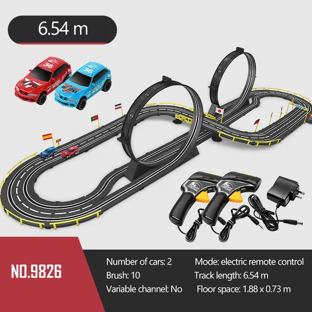 1-43-Runway-Tracks-Cars-Electric-Rail-Car-Toy-Children-Toy-Car-Remote ...
