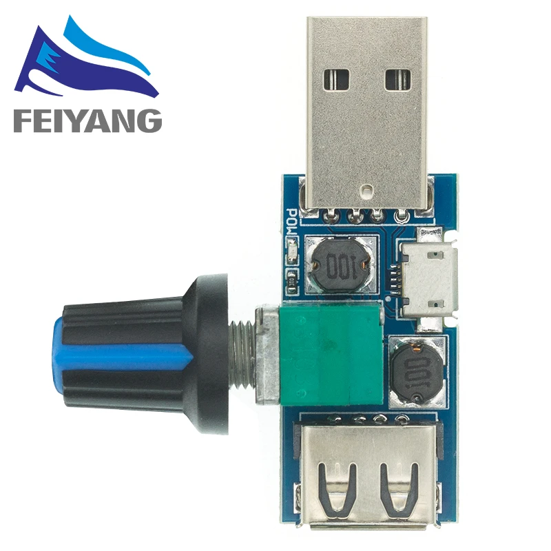 Mini Usb Fan Governor Wind Speed Controller Air Volume Regulator ...