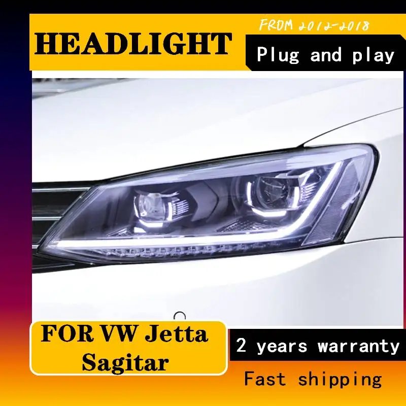 Car-Styling-For-VW-Jetta-Sagitar-LED-Headlight-2012-2018-Headlights-MK6 ...