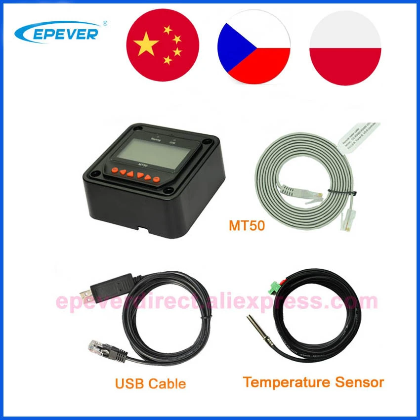 Epsolar Mt50 Remote Meter Lcd Display Epever Landstar Viewstar Tracer ...