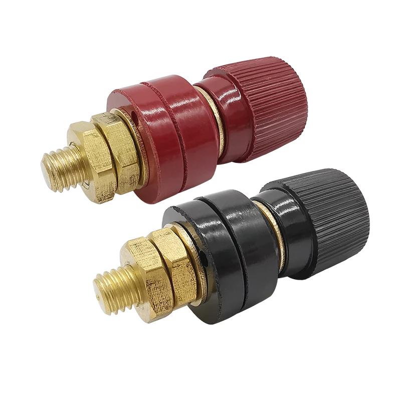 Red Black 555 Type M8 8mm Power Terminals Binding Post Connector 555 M8 ...