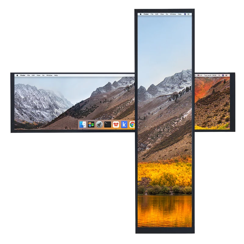 Stretched Bar Display 8.8 inch HDMI LCD Monitor /USB Type C Monitor ...