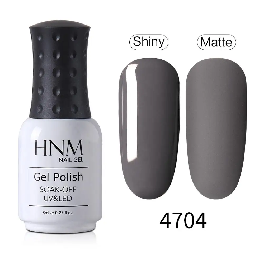 HNM Khaki Red Blue UV Gel Nail Polish Need Matt Top Paint Enamel Primer ...