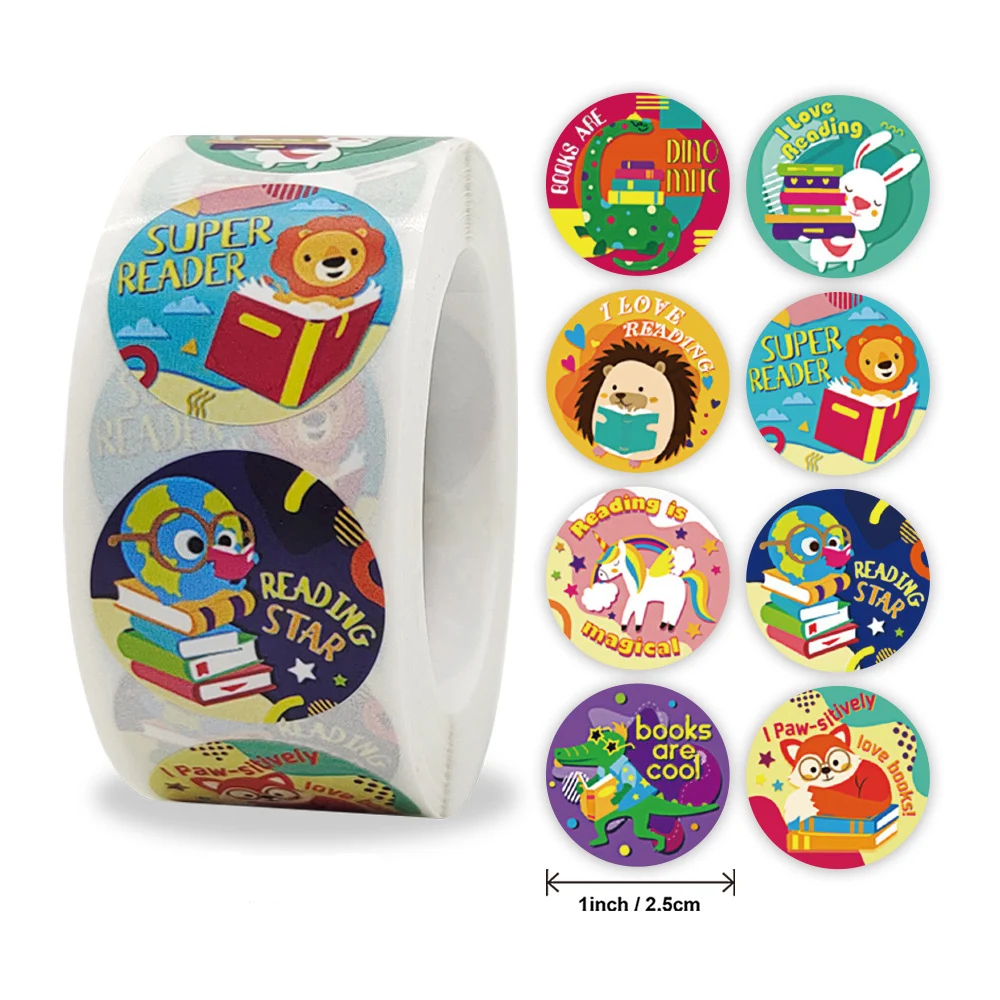 100-500pcs-1inch-Reward-Stickers-Encouragement-Sticker-for-Kids ...
