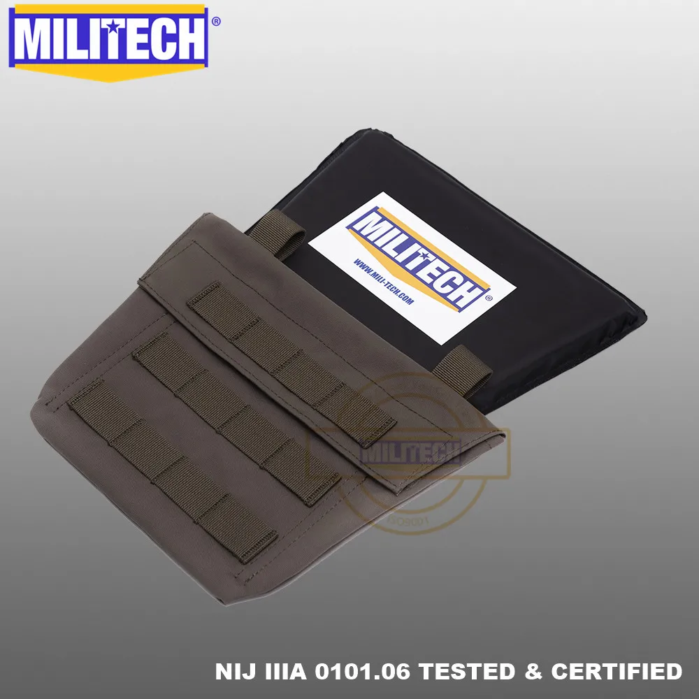 MILITECH Groin Aramid Ballistic Panel Bulletproof Plate Soft Armour NIJ ...