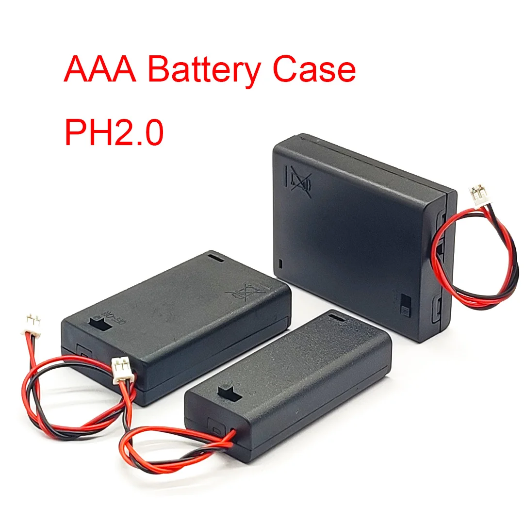 Aaa Ph2.0 Holder Battery | Aaa Battery Box Case | 3 Aaa Battery Holder ...