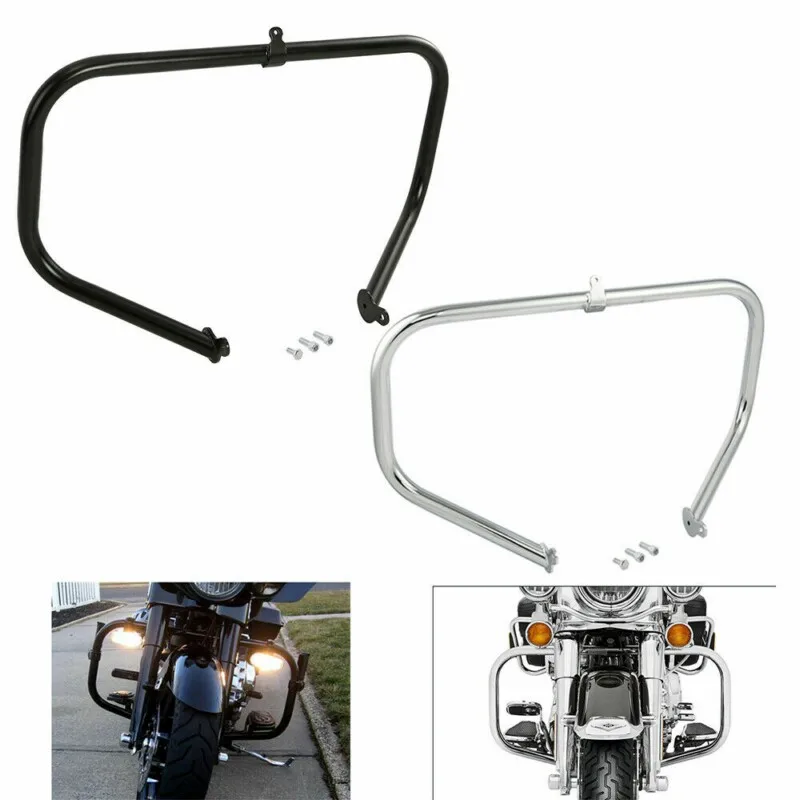 Motorcycle 1 1/4" 32mm Engine Highway Crash Guard Bar For Harley ...