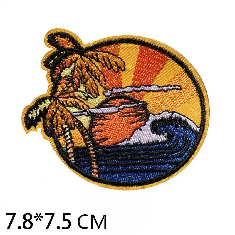 Scenery-High-Quality-Custom-embroidered-Patches-Customized-patch-logo ...