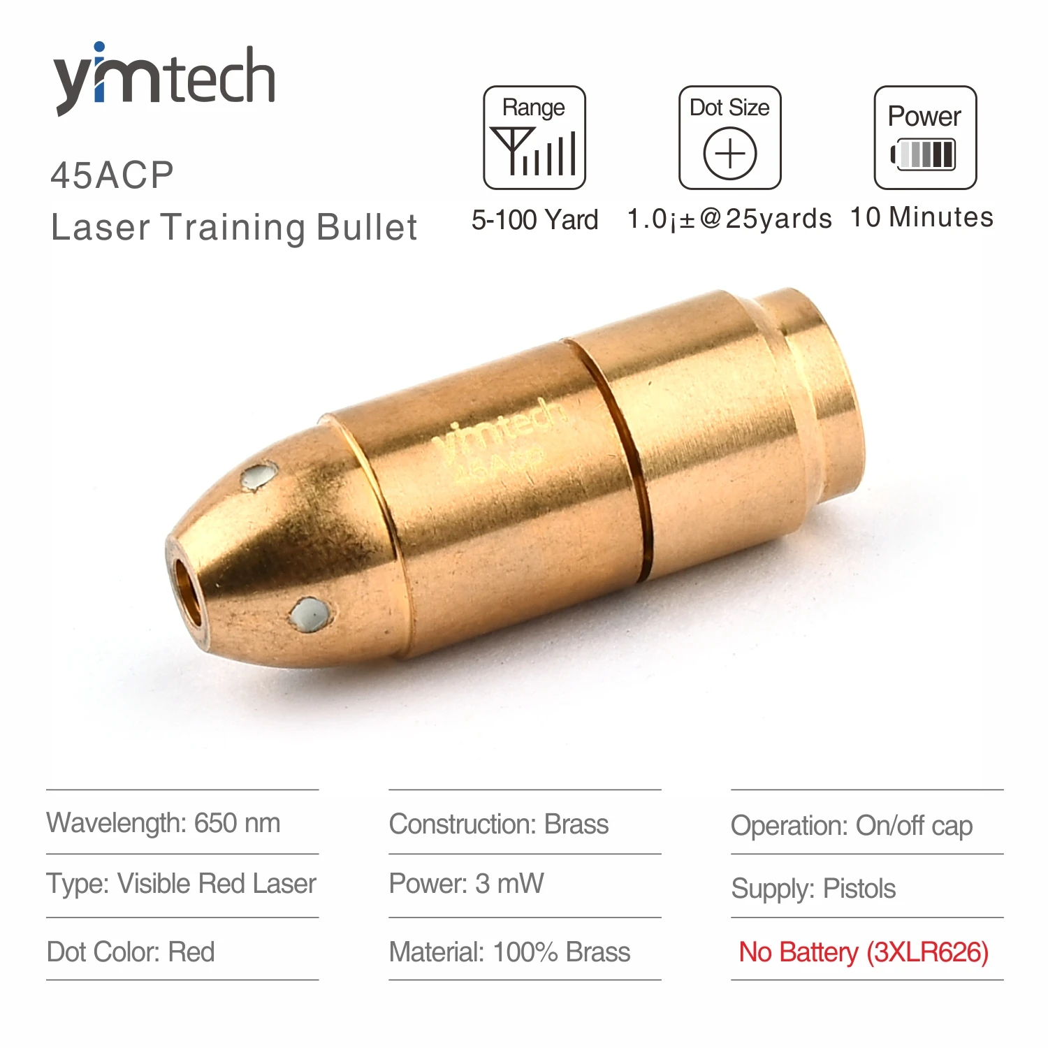 Laser-Boresighter-45ACP-Red-Dot-Sight-Gun-Bore-Sight-Laser-Training ...