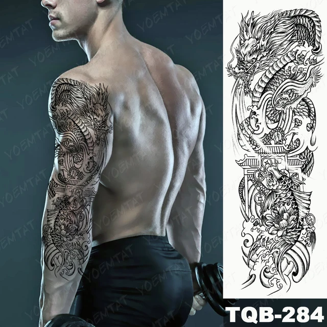 Dragon Tattoos On Arm Sleeve