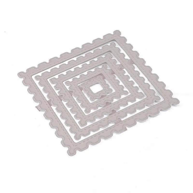 Metal Cutting Dies for DIY Scrapbooking Square Postage Stamp Die Cut ...