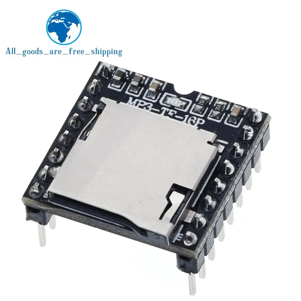 TZT Mini MP3 Player Module TF Card U Disk Mini MP3 Player Audio Voice ...