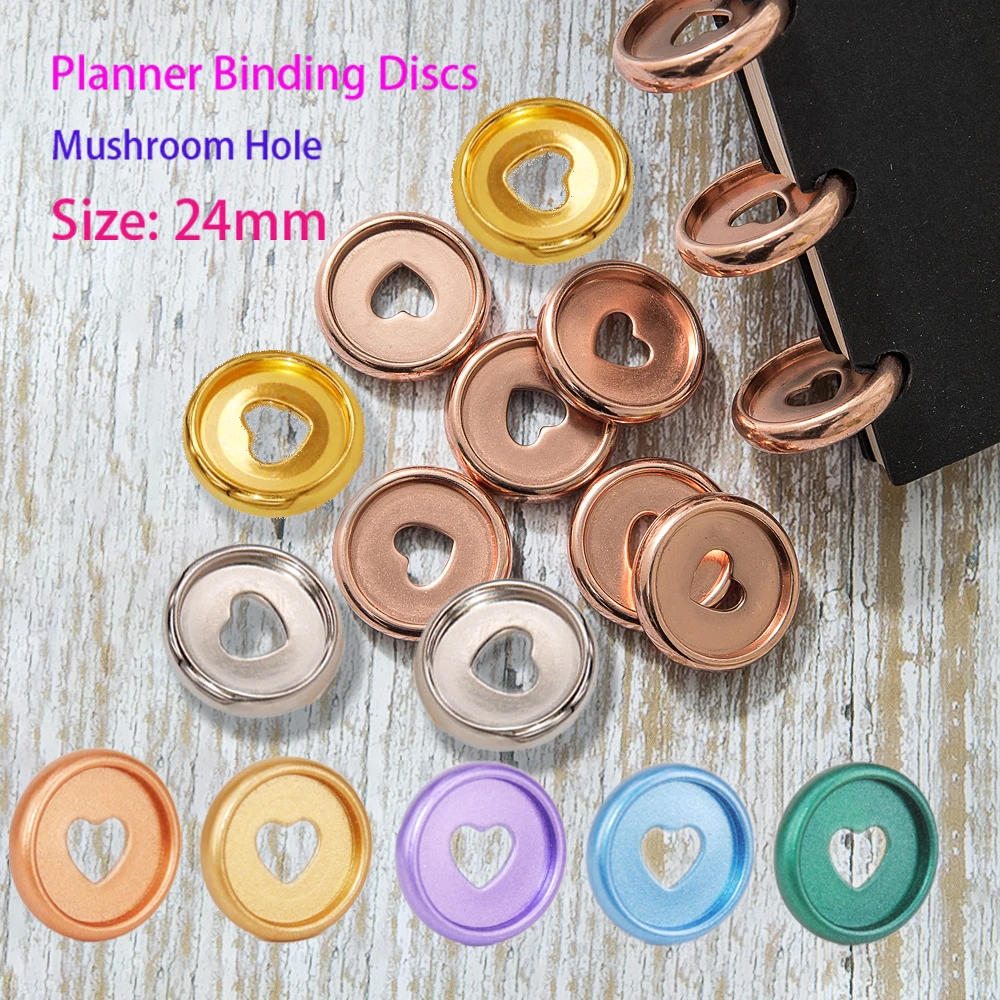 36pcs-24mm-Binder-Rings-for-Notebook-Plastic-Mushroom-Rings-Binding ...