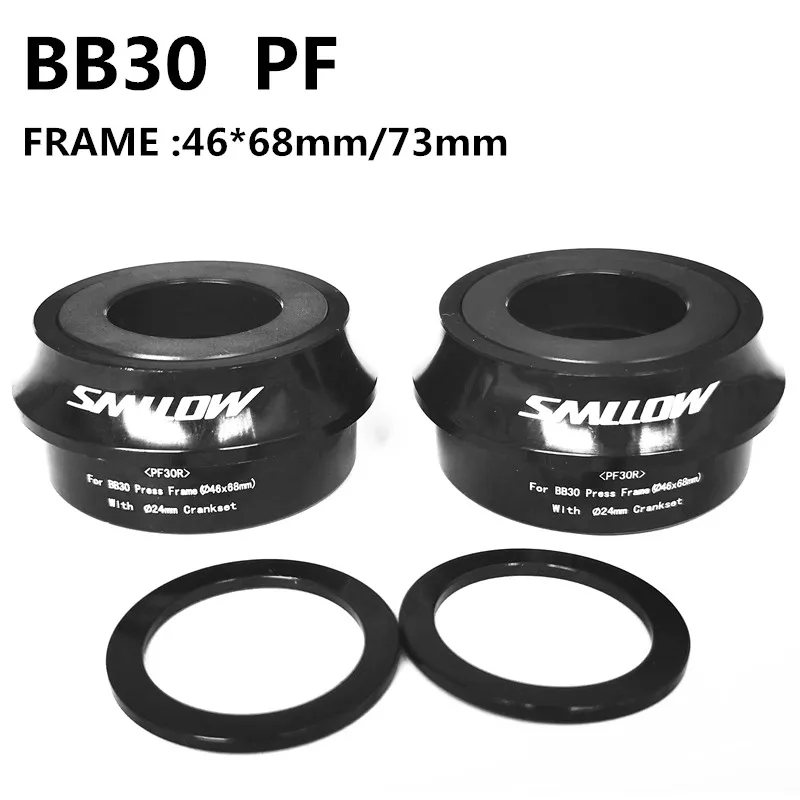 SMLLOW AL7075 CNC BB 30 24MM Crankset Mountain Bicycle BB shell 46mm L ...