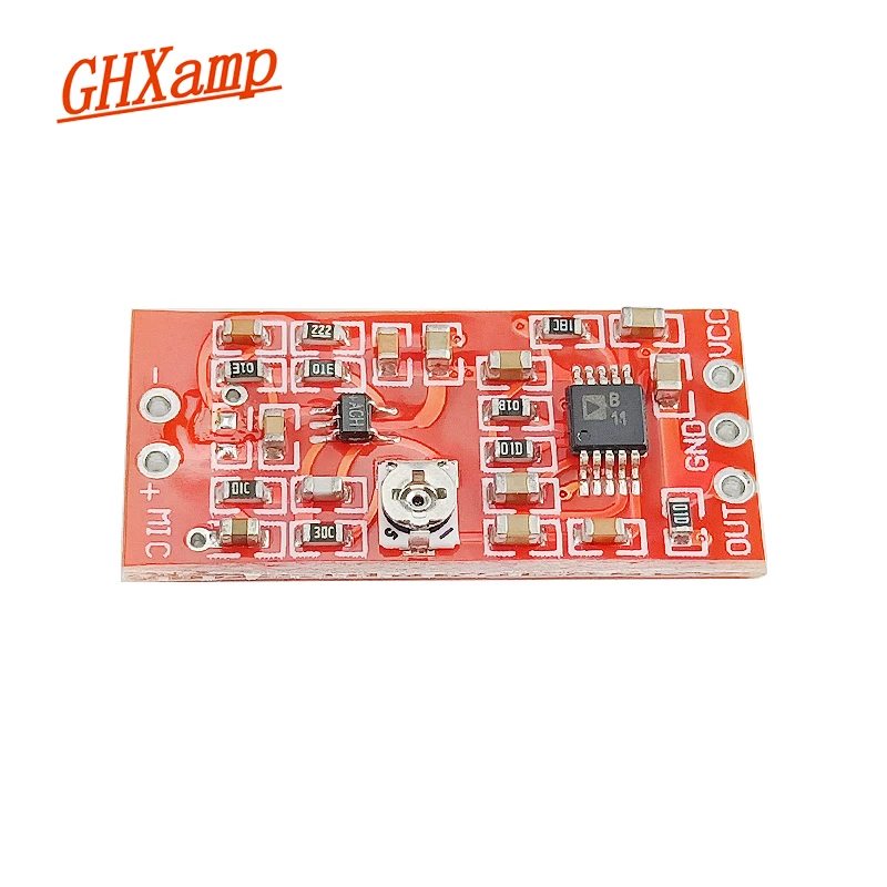 Ghxamp Max4466 Electret Microphone Amplification Preamp Board Mic ...