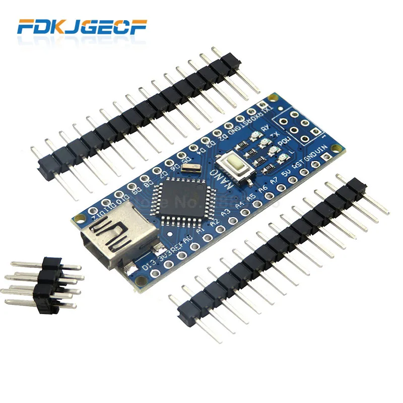 1pcs Mini Usb Nano V3.0 Atmega328p Ch340g 5v 16m Micro-controller Board ...