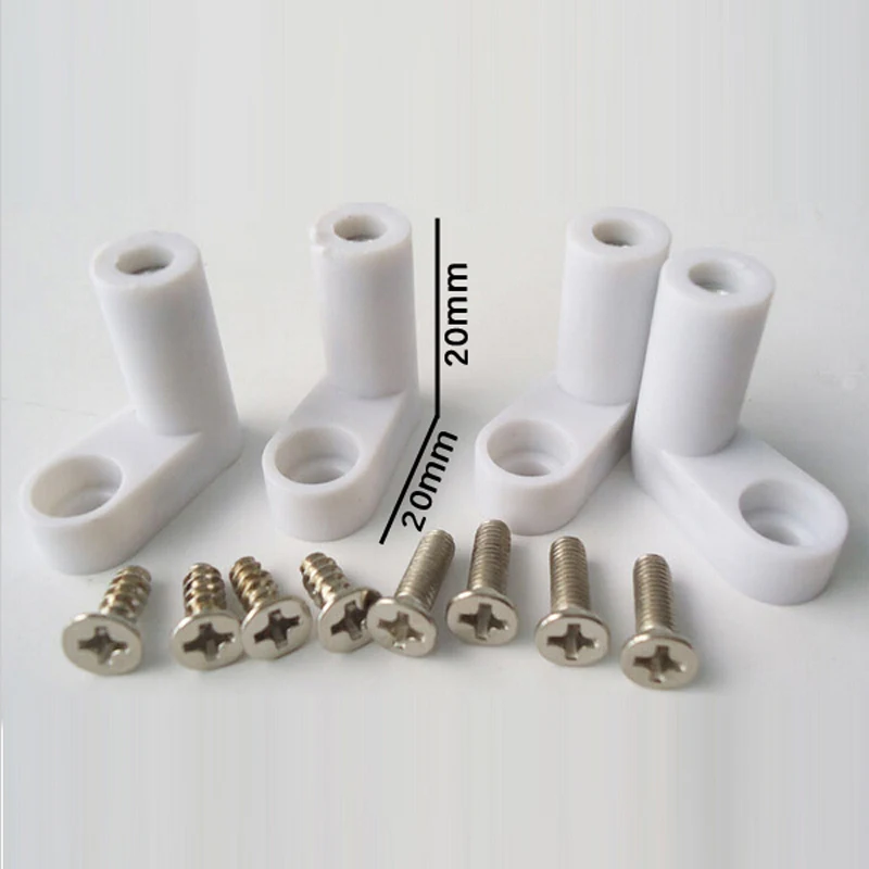 Asixx 100Pcs 2cm L Type Feet L Type PCB Mounting Feet with Screw for ...