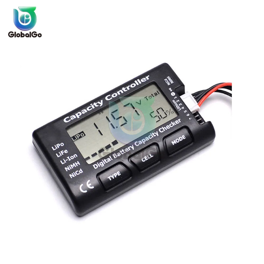 Digital Voltmeter Battery Capacity Controller Checker For Nicd NiMH ...