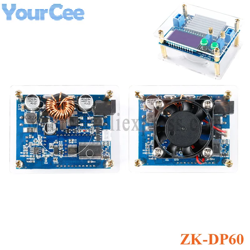 ZK-DP60-DC-DC-Automatic-Boost-Buck-Converter-Board-60W-6A-Adjustable ...