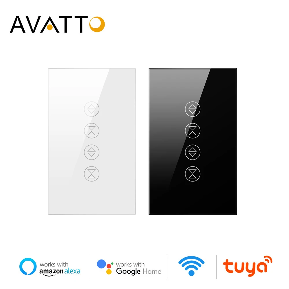 AVATTO-Tuya-WiFi-Curtains-Blind-Switch-2-gang-Double-Smart-Roller ...