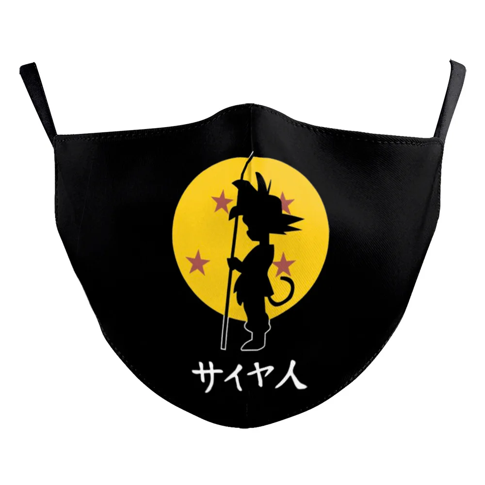 Anime Dragon Ball Son Goku, Kakarotto, Tien Shinhan Cosplay Face Mask ...