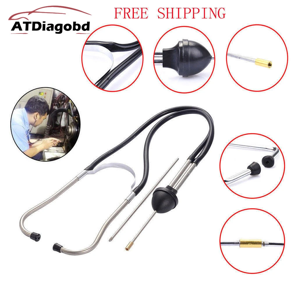 1pcs Professional Auto Stethoscope Car Engine Block Diagnostic Tool ...