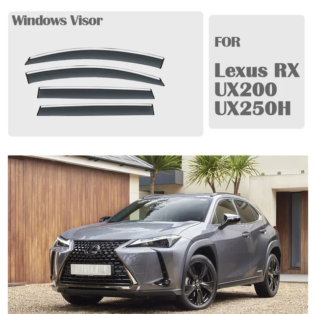 FOR Lexus UX UX200 UX250H 2019 2020 2021 Window Visors Rain Guard ...