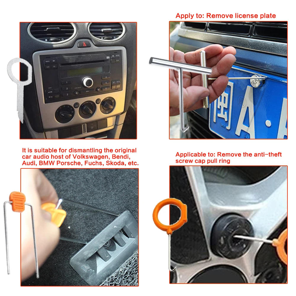Other DIY & Tools - Plastic Car Radio Disassembly Tool Kit Fastener ...
