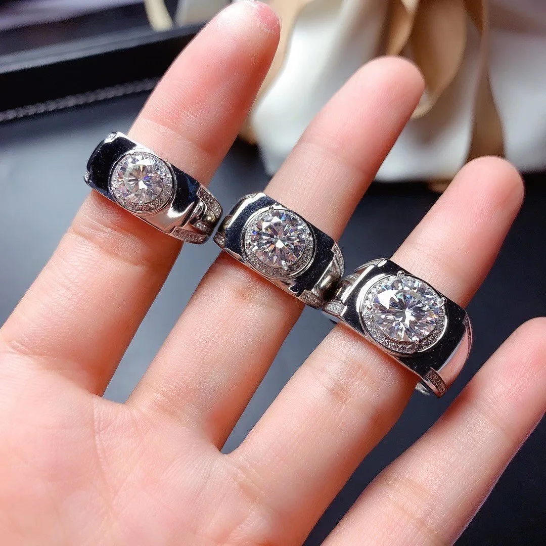 Anillos De Plata 925 Para Hombre Y Mujer, Sortija Clásica, 51% OFF