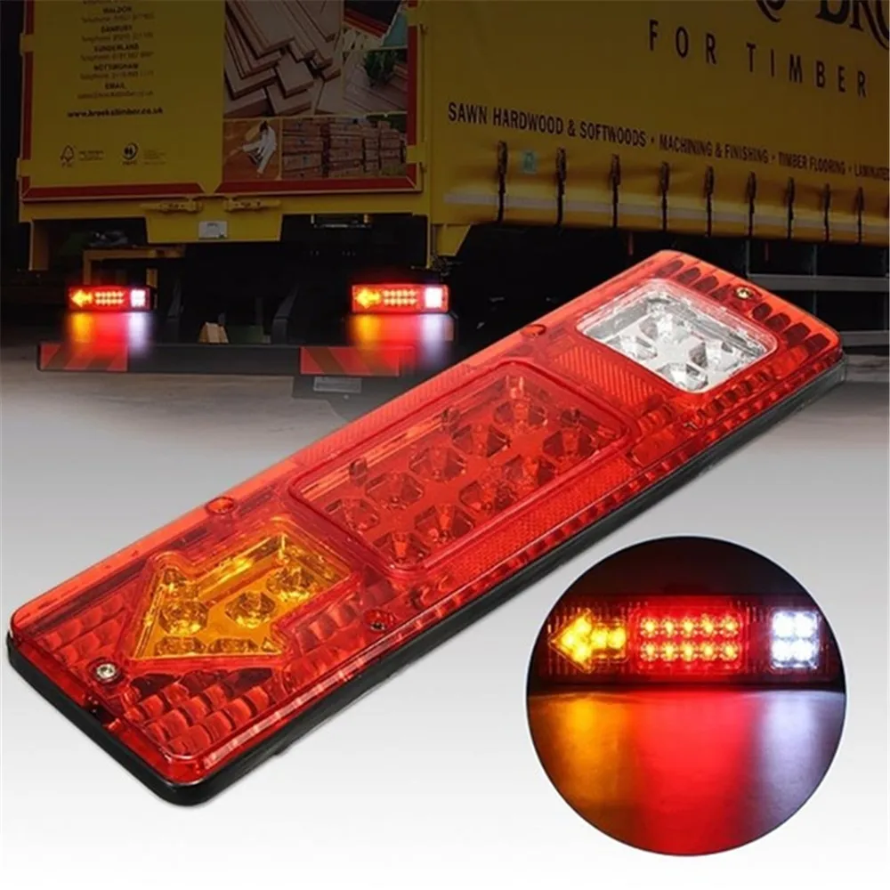 1pcs Electronic rear tail light 12v24v car rear tail light 19LED ...
