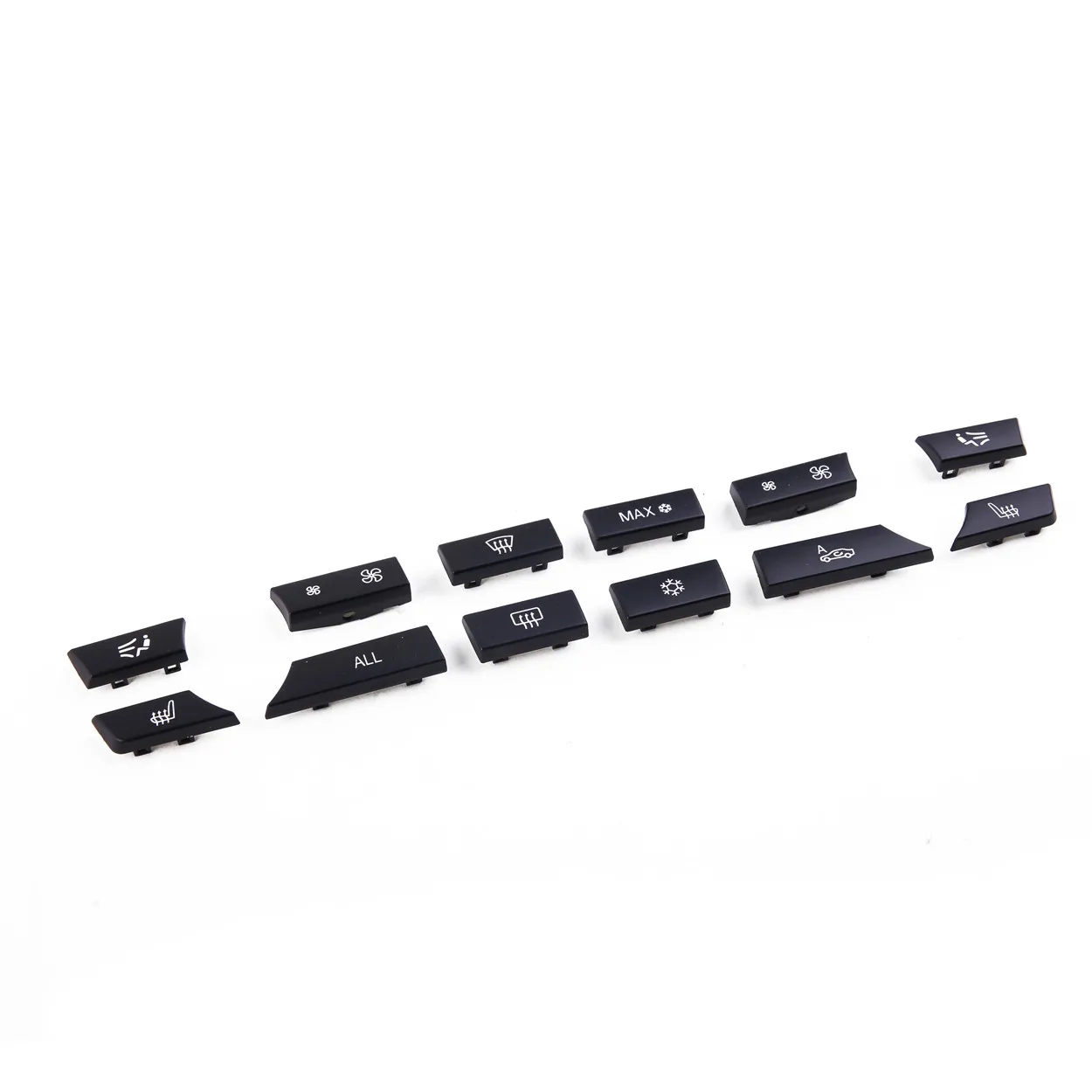 12 pcs 버튼 키 캡 수리 키트 A/C 히터 스위치 커버 61319313923 BMW 5 6 7 시리즈 F07 에 적합 ...