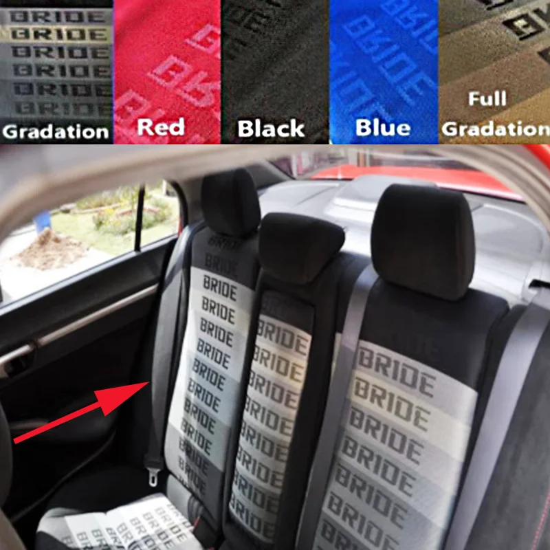 High-Quality 100CM x160CM JDM BRIDE Racing Car Seats Fabric Bride ...