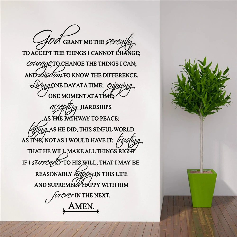 Full Serenity Prayer Wallpaper