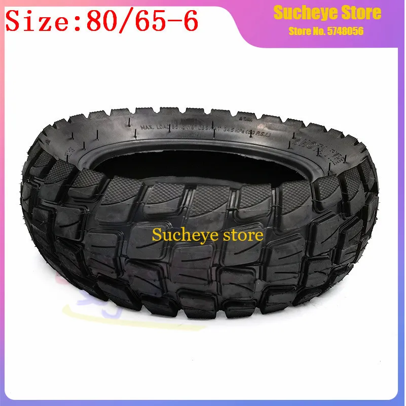 10 Inch 80/65-6 Inflation Outer Tyre 10x3 Thickening Off-road Wheel ...