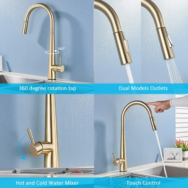 Smart Touch Kitchen Faucet - FaucetBazaar 1