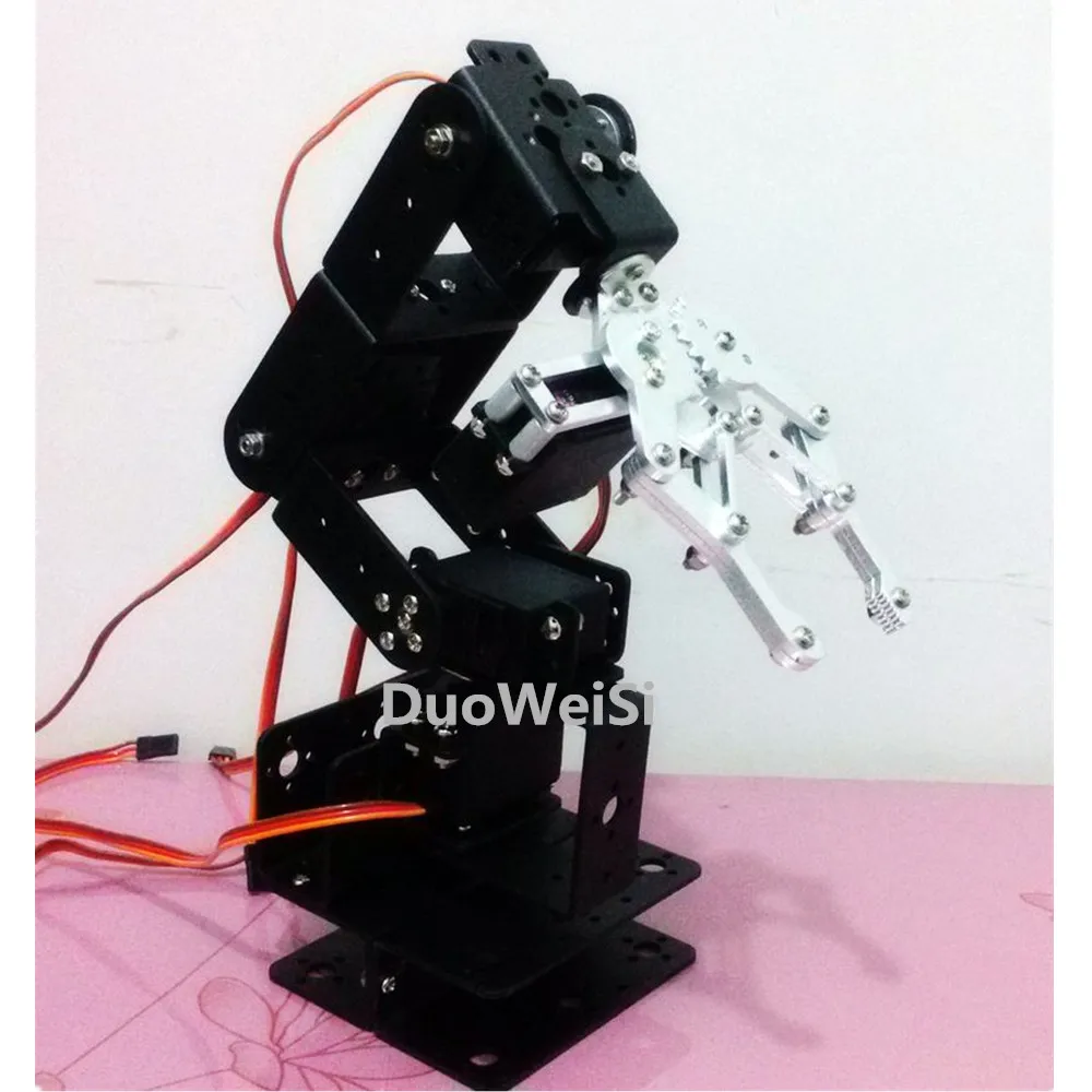 5-DOF-Robotic-Arm-3D-Rotating-Manipulator-Smart-Car-PTZ-Robot-DIY ...