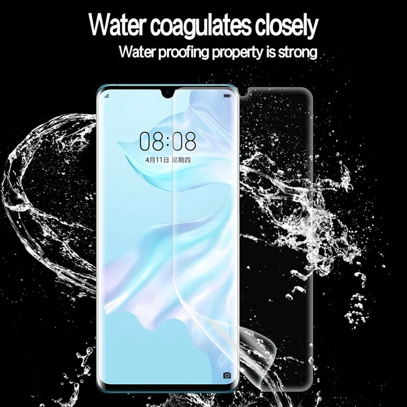Гидрогелевая Защитная пленка для экрана для huawei P30 P20 Pro Lite, полное покрытие, Защитная ...